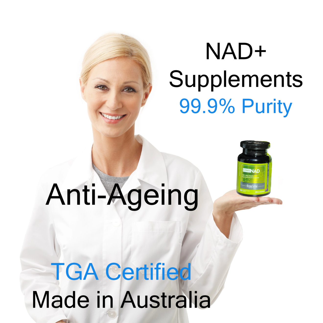 NAD+ Boosting Supplements 60 Tablets Made in Australia – Sohealthy