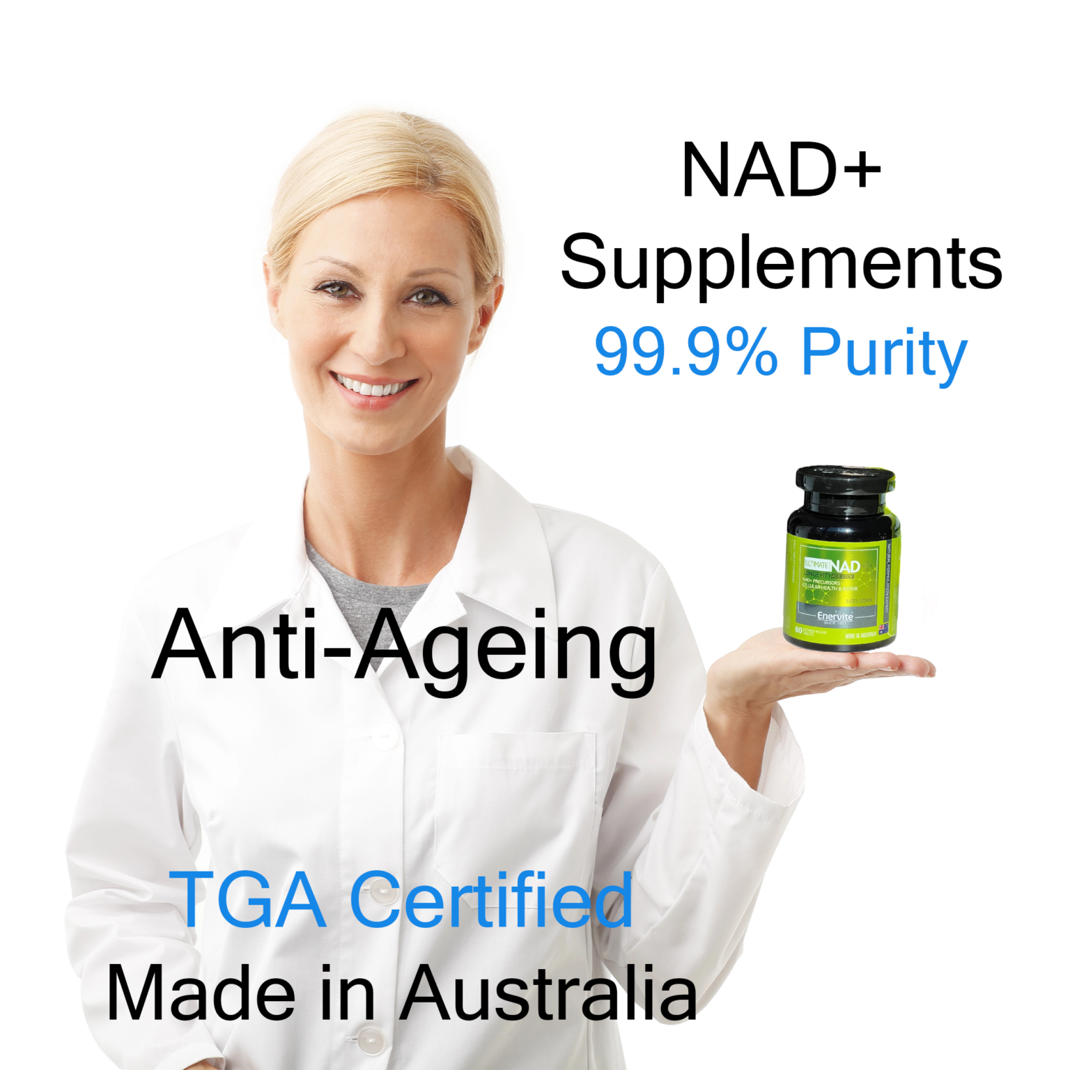 NAD+ Boosting Supplements 60 Tablets Made in Australia – Sohealthy