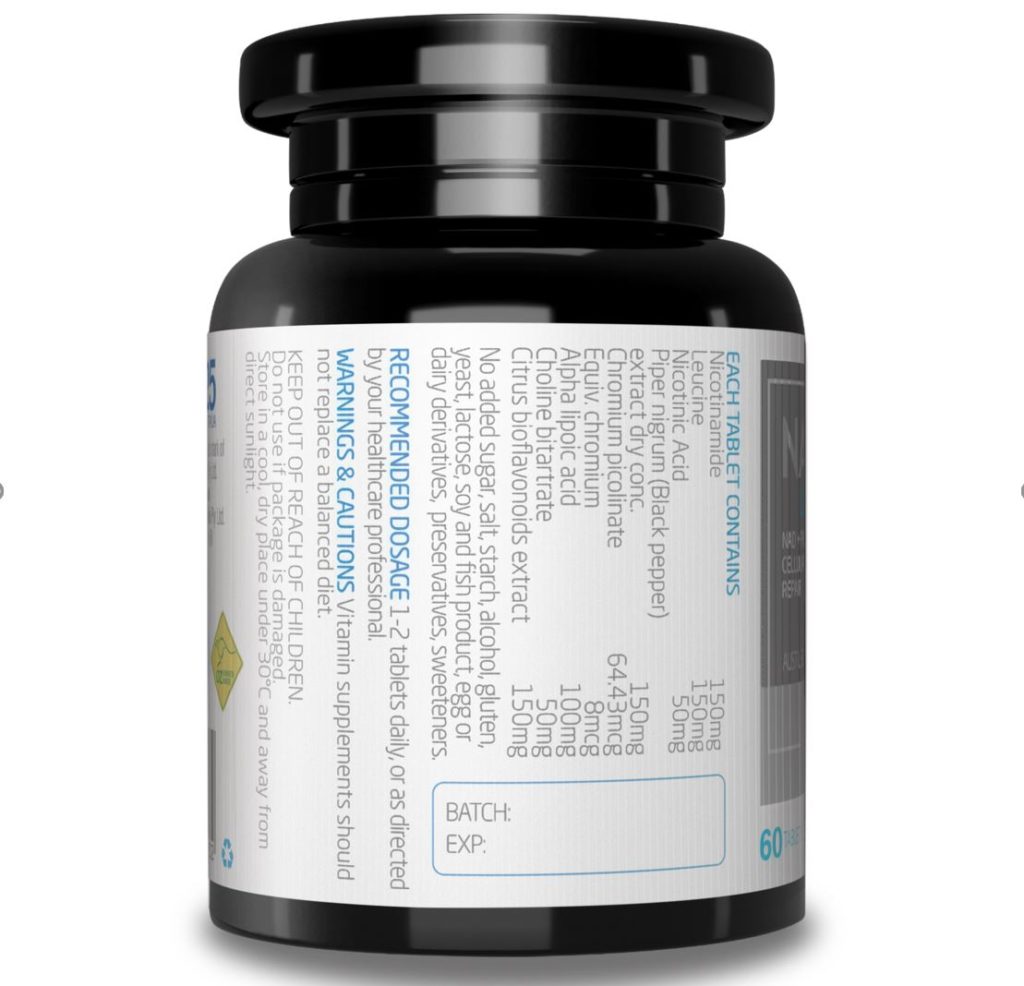 NAD+ Boosting Supplements 60 Tablets Made in Australia – Sohealthy